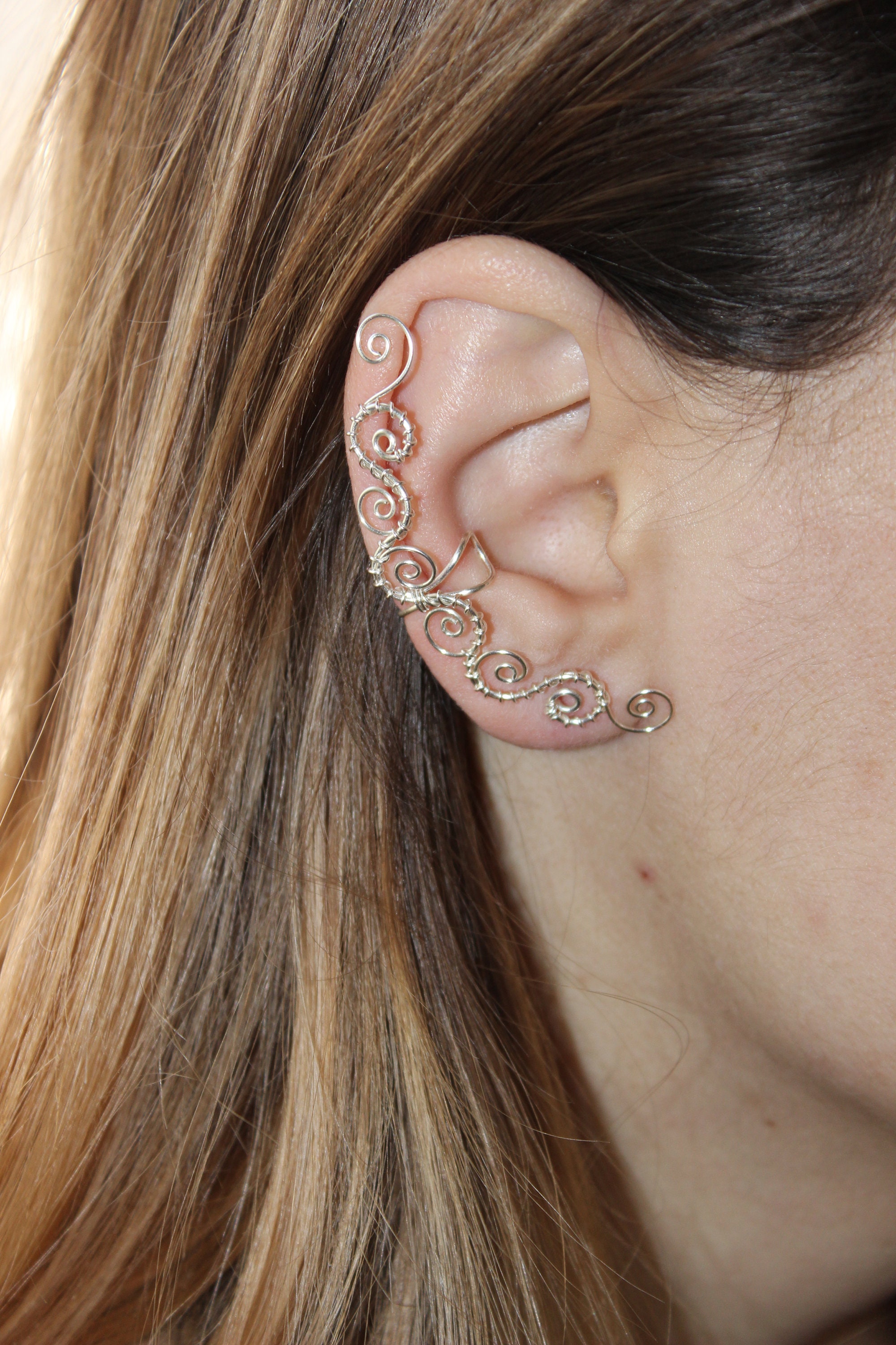 Ear Cuff Fake Without Piercing Cartilage Earrings Earrings | Etsy