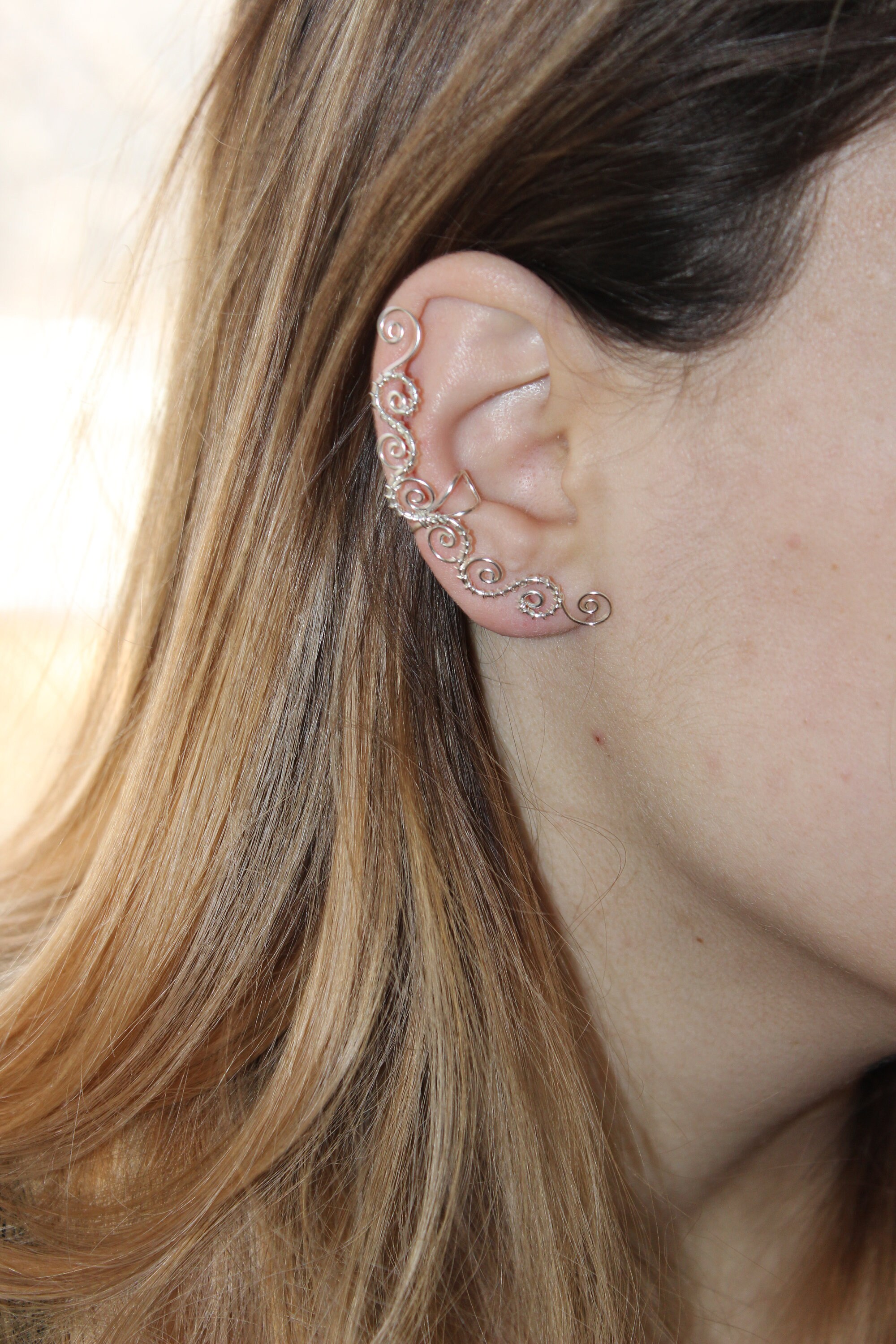 Ear Cuff Fake Without Piercing Cartilage Earrings Earrings | Etsy