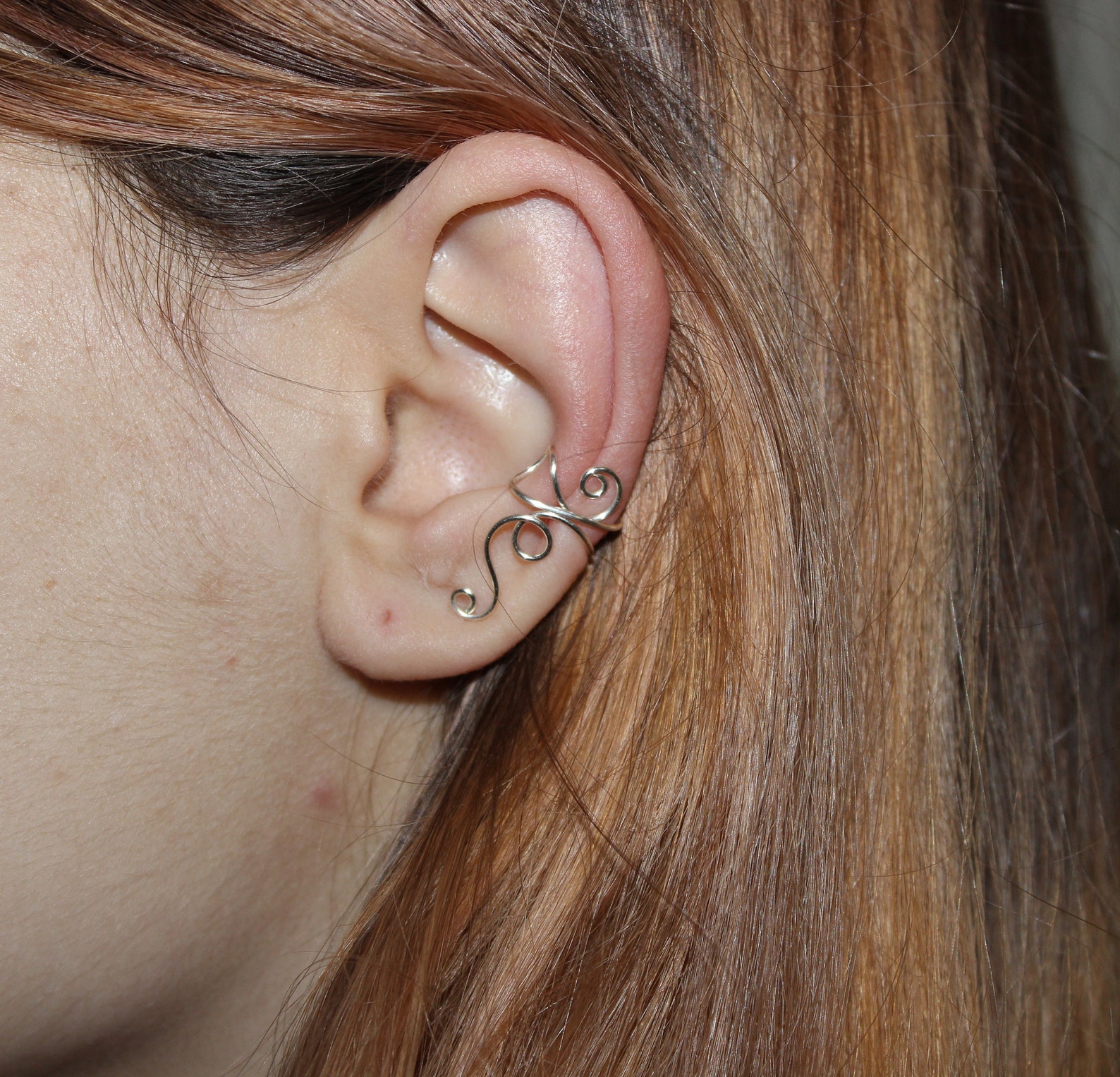 Ear Cuff Fake Without Piercing Cartilage Earrings Earrings Cartilage ...