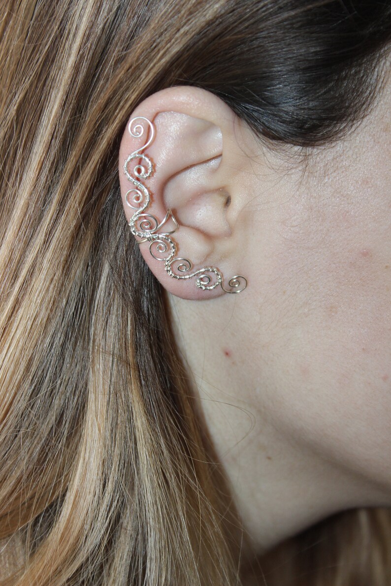 Ear Cuff Fake Without Piercing Cartilage Earrings Earrings | Etsy