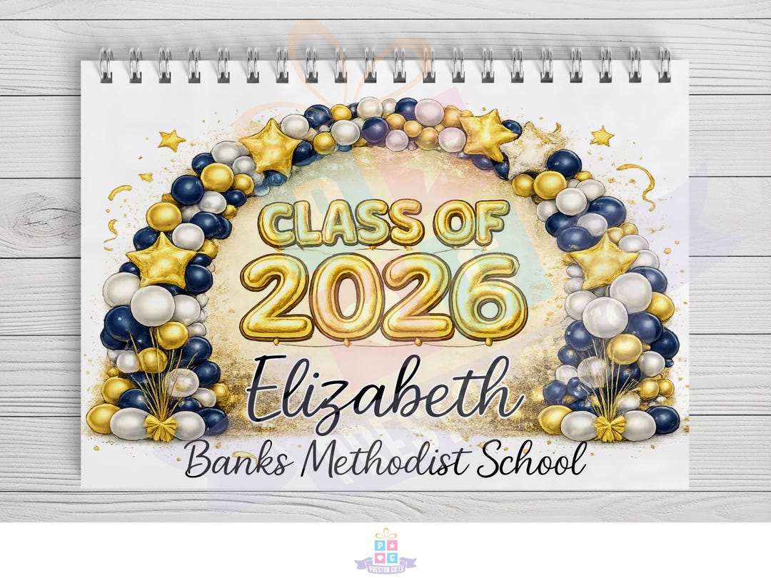 Personalised Leavers Book 2026, School Autograph/memory Book, A5 School ...