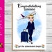 Cabin Crew New Job Card, Flight Attendant Congratulations Card, Gaining ...