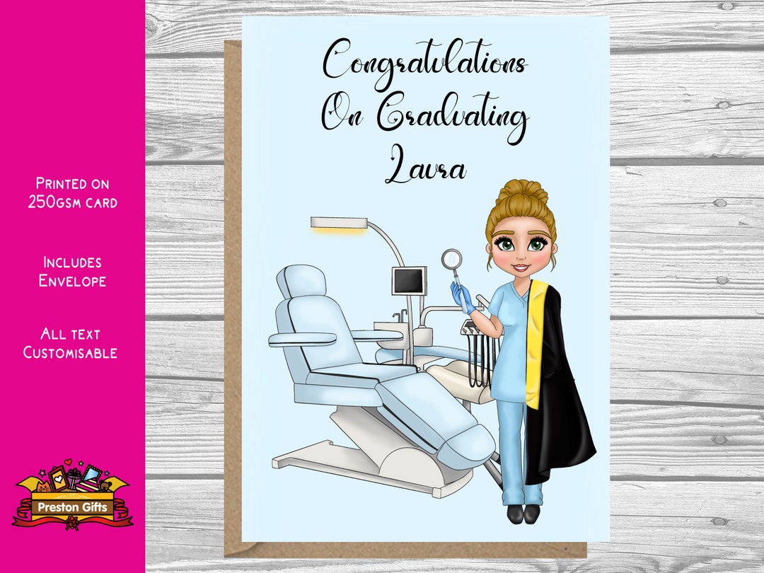 Graduation Card for Dentist, Dental Nurse Graduation, Congratulations ...
