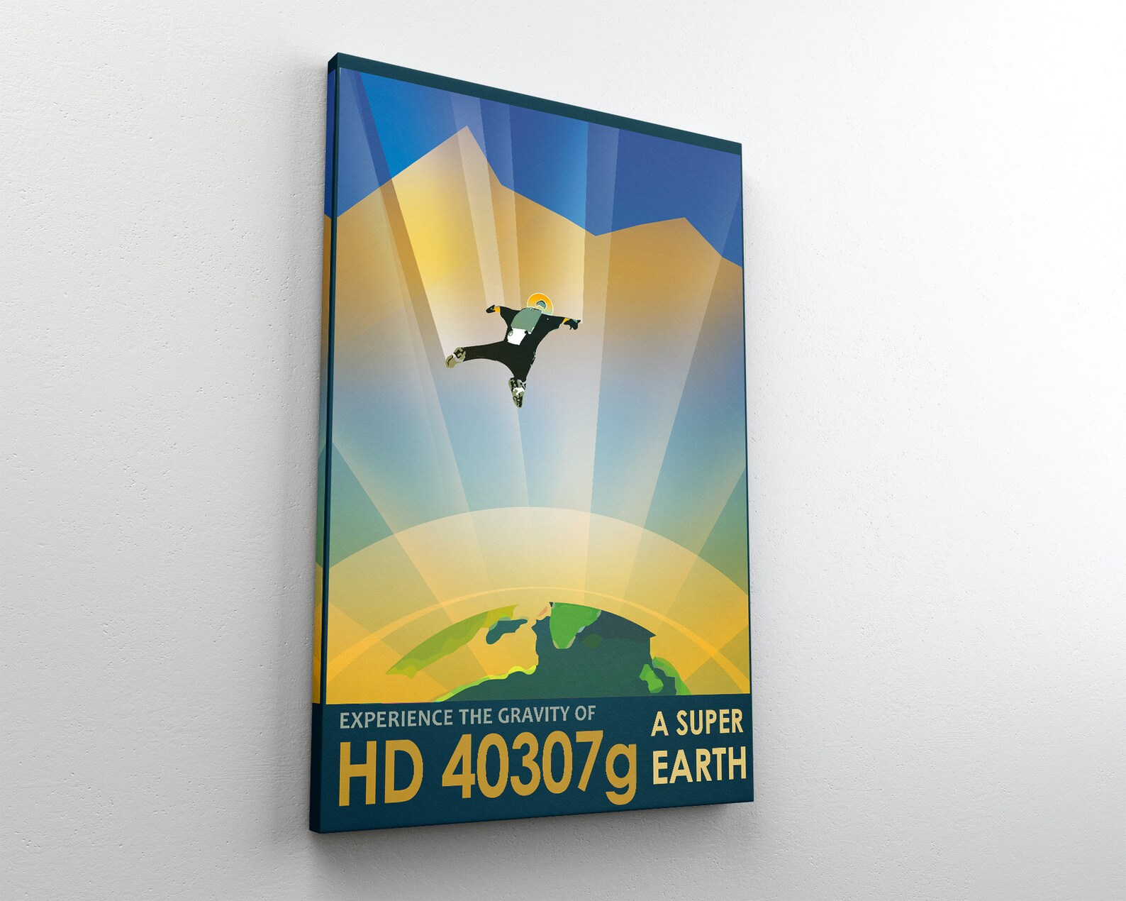 NASA Super Earth Canvas Print Planet HD 40307g Poster | Etsy