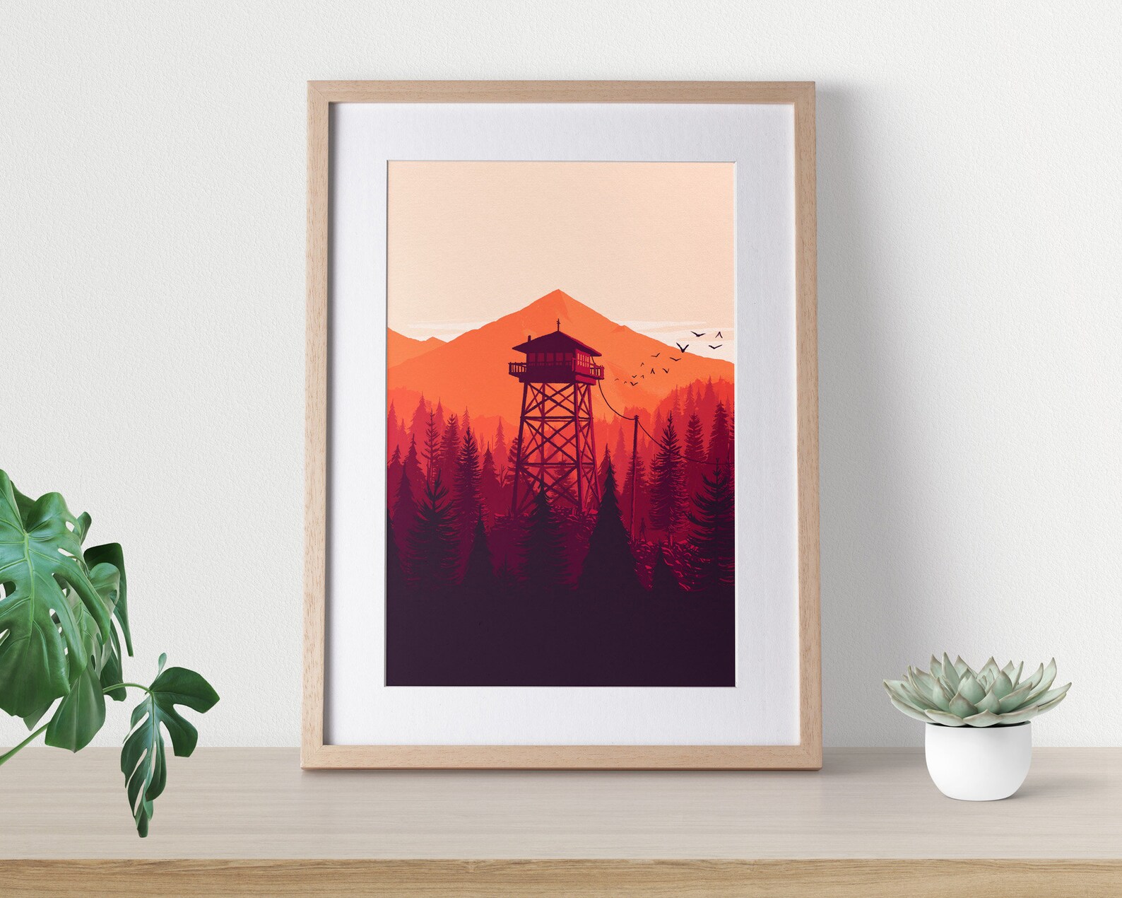 Firewatch Watchtower Canvas Print Daytime Lookout Poster - Etsy UK