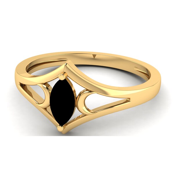 Vintage Onyx Ring - Etsy