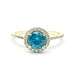 Chain Ring December Birthstone Ring Tourquoise Ring Blue Chain Ring 14K ...