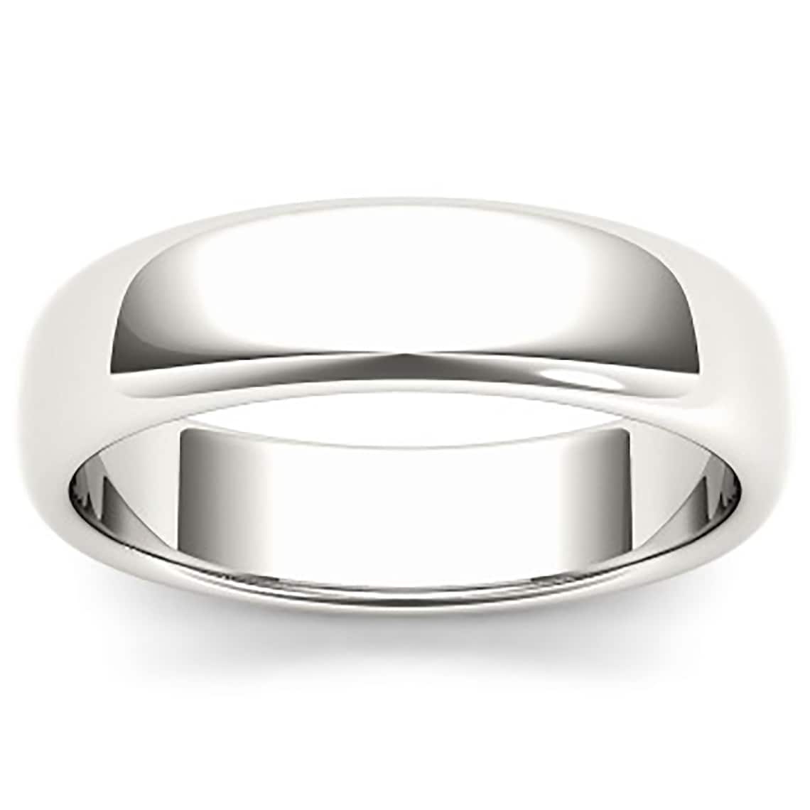 White Gold Mens Ring / Solid Gold Mens Wedding Band / Vintage | Etsy