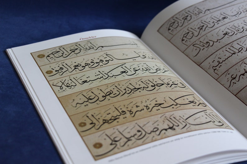 Thuluth Script - Arabic Calligraphy for Beginners (in Turkish) - Etsy