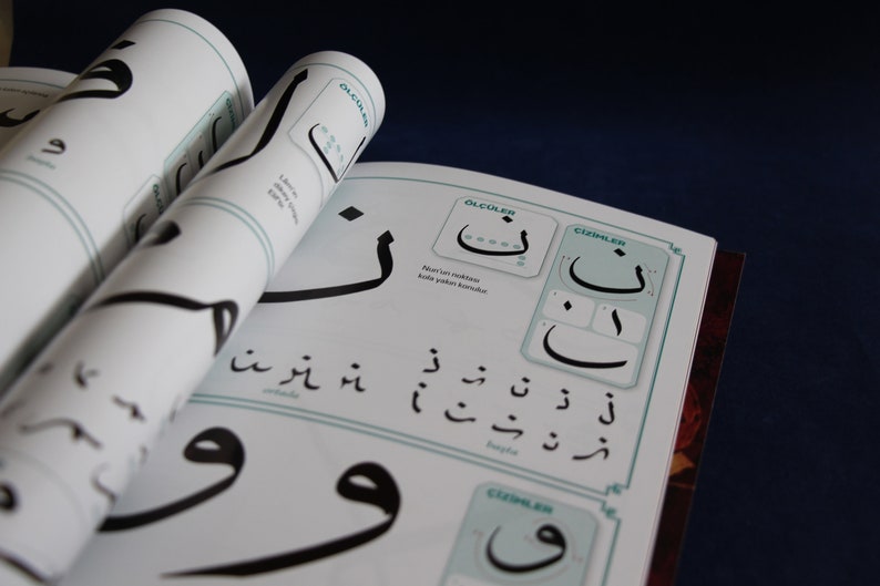 Thuluth Script - Arabic Calligraphy for Beginners (in Turkish) - Etsy
