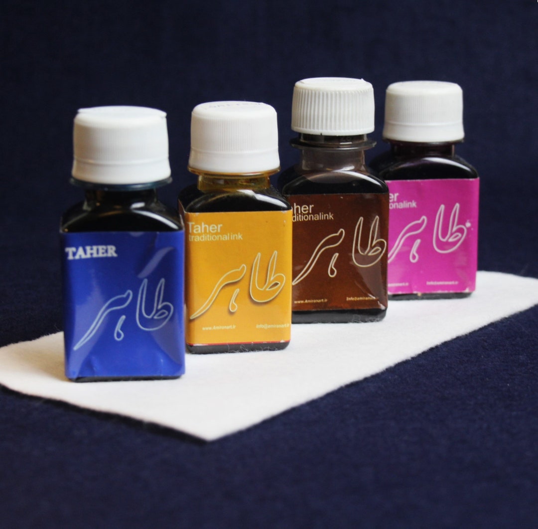 Taher Traditional Ink for Arabic Calligraphy, Ink for Dip Pen ...