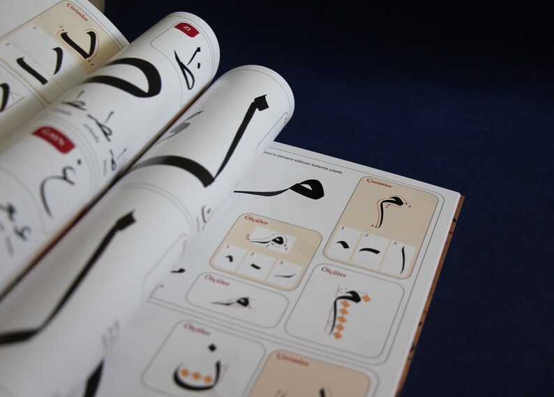 Naskh Script Arabic Calligraphy for Beginners (in Turkish) - Etsy UK