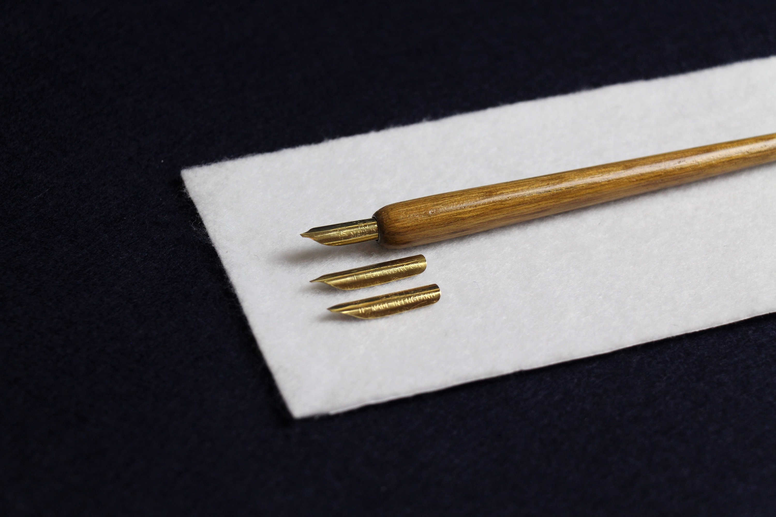 Arabic Calligraphy Qalam Pen Set of 1 Wooden Handle and 3 | Etsy UK