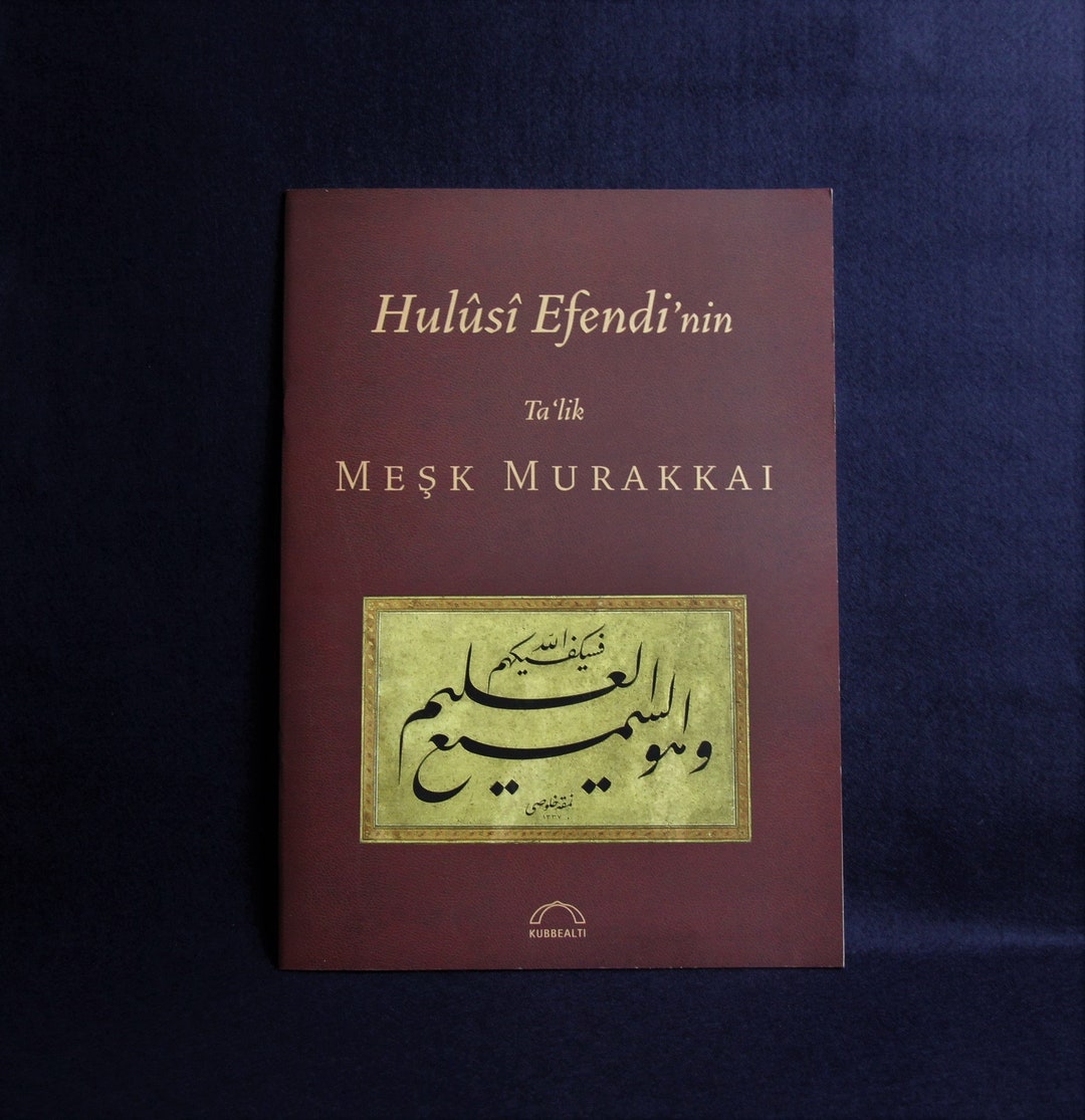 Arabic Calligraphy Mashq copy Book for Turkish Taliq Script - Etsy