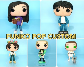 Custom Funko Pop Chibi Figure Pet Art With 2D Box, Drawing by Hand ...