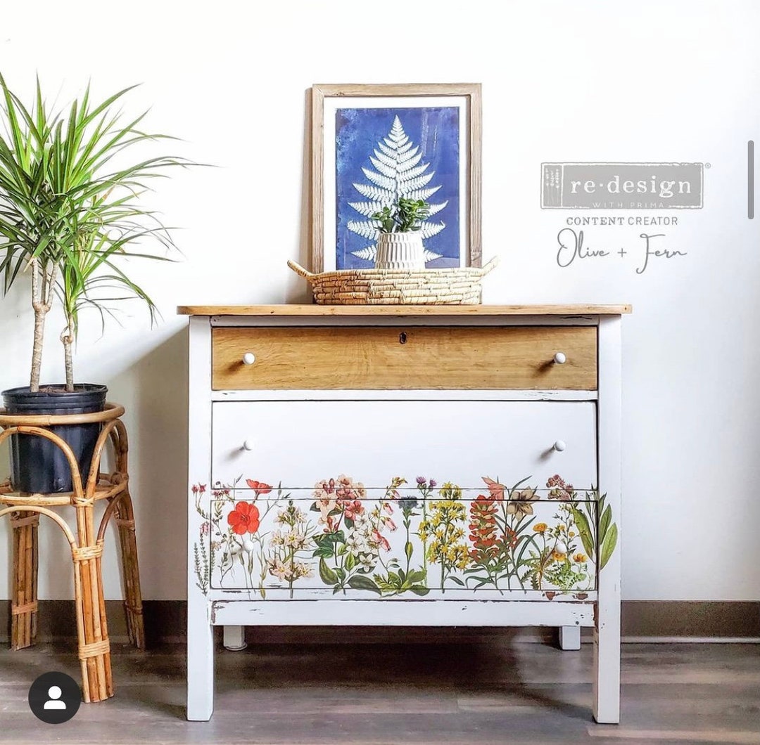 The Flower Fields Decor Transfer, REDESIGN WITH PRIMA, Prima Marketing ...