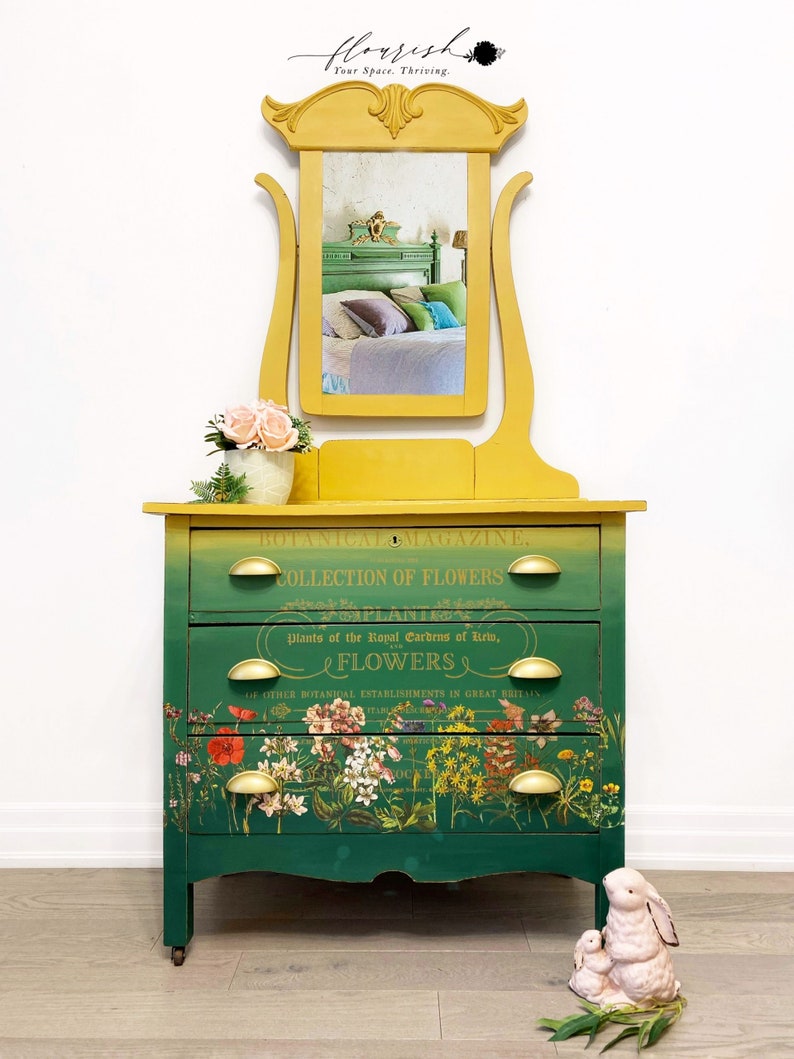 The Flower Fields Decor Transfer REDESIGN WITH PRIMA Prima - Etsy