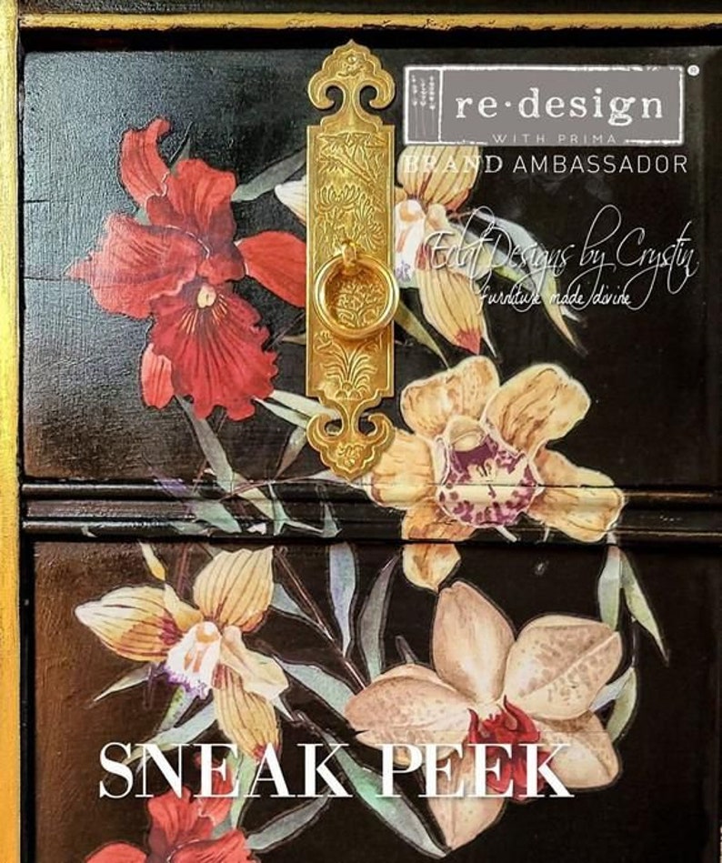 Wildflowers Decor Transfer, REDESIGN WITH PRIMA, - Etsy
