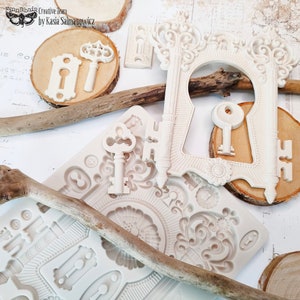 Locks and Keys Decor Mould, Finnabair From REDESIGN WITH PRIMA ...