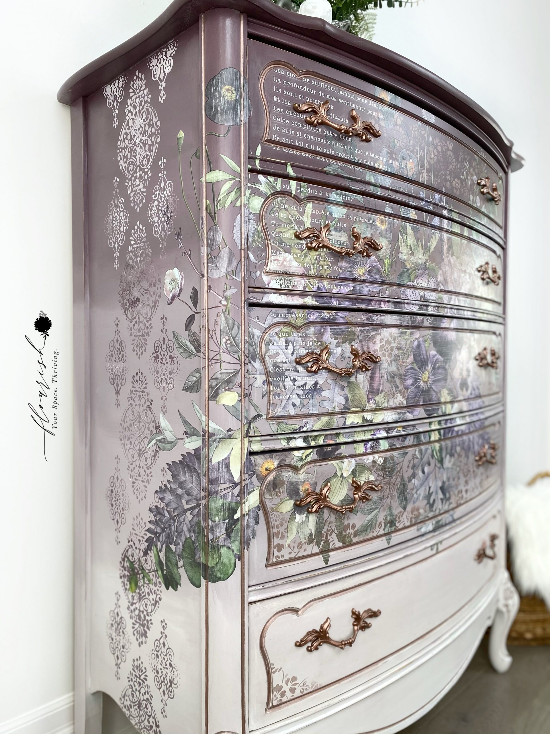 Vigorously Violet Decor Transfer, REDESIGN WITH PRIMA, Prima Marketing ...