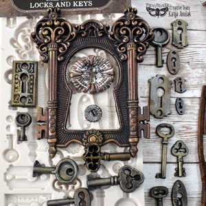 Locks and Keys Decor Mould, Finnabair From REDESIGN WITH PRIMA ...