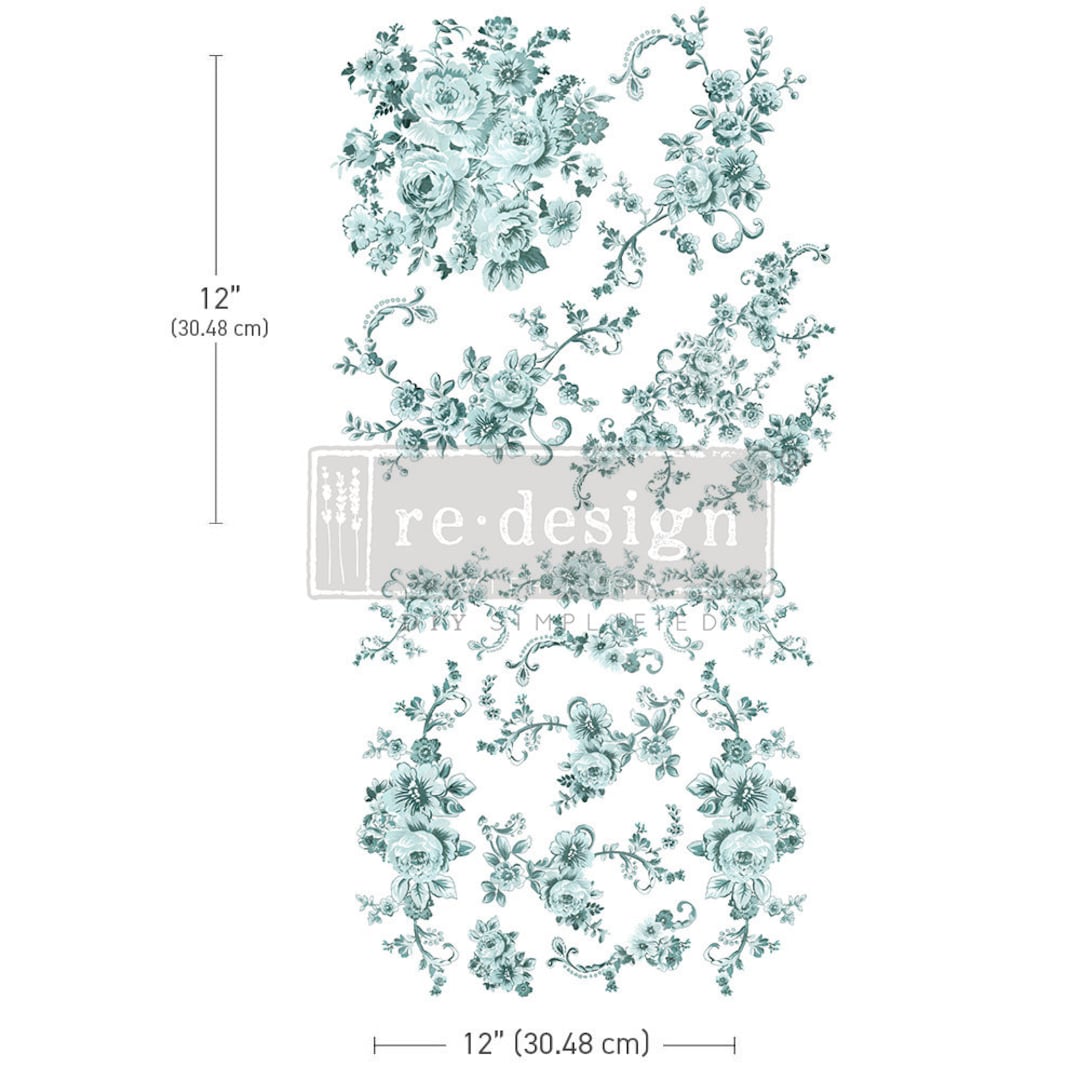 Minty Roses Maxi Transfers- REDESIGN WITH PRIMA *new for 2023* - Etsy