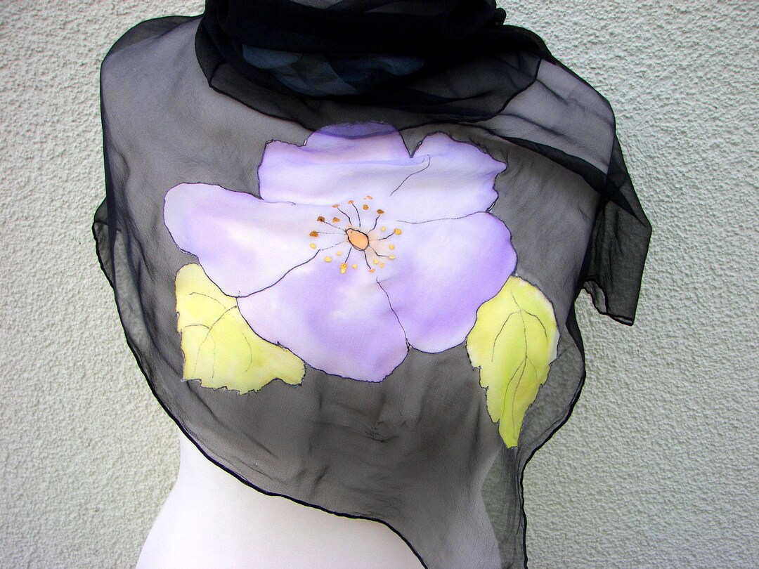 A Gossamer Silk Chiffon Cloth Painted With French Colors, Background ...