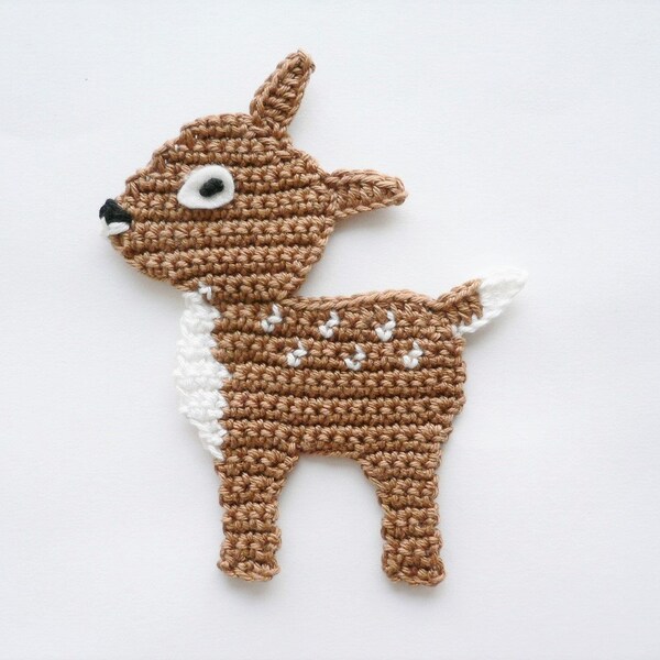 Crochet Deer Applique - Etsy