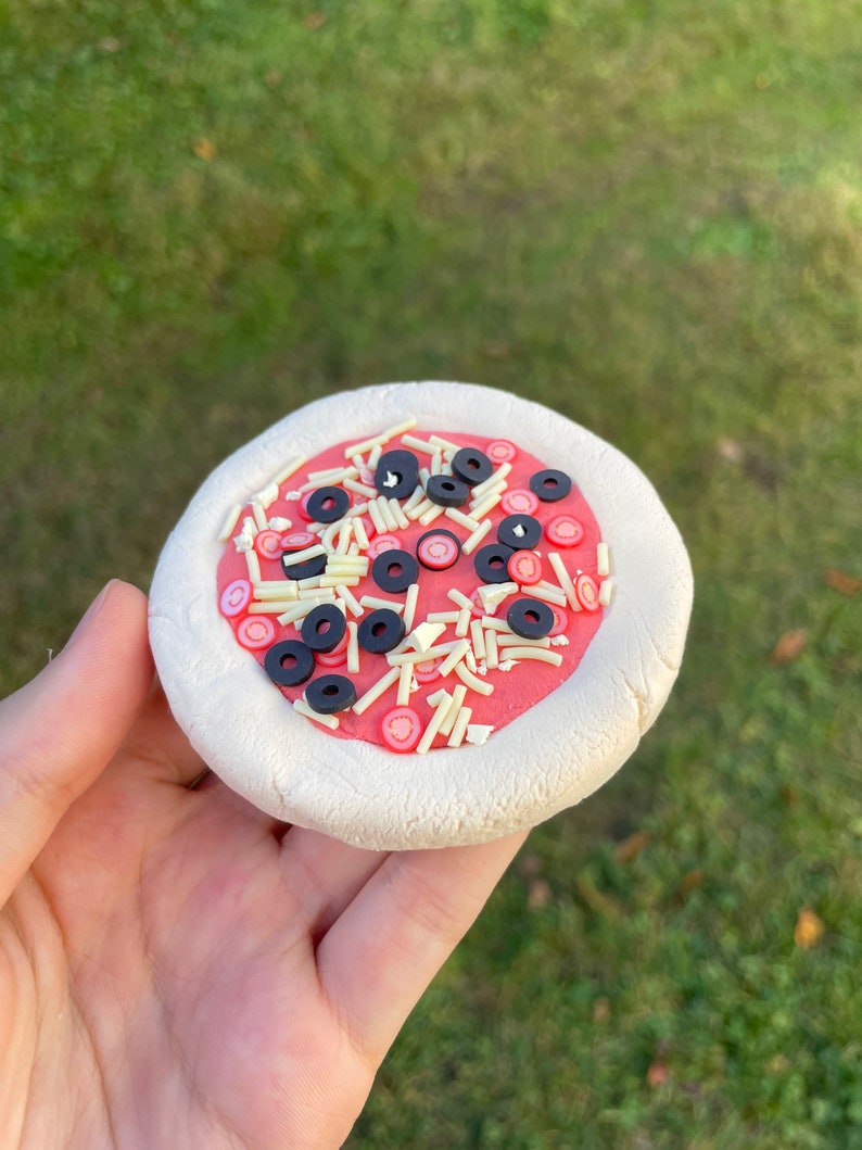 Mini Pizza DIY Clay Slime scented - Etsy