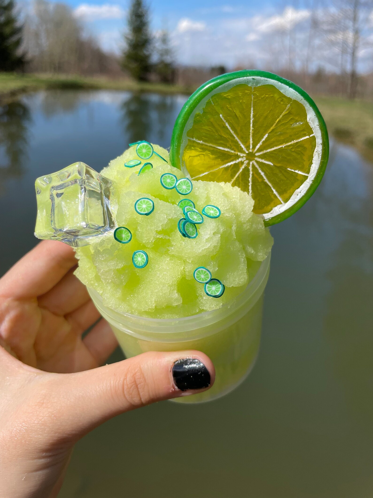 Margarita Slushy Slime (scented) - Etsy