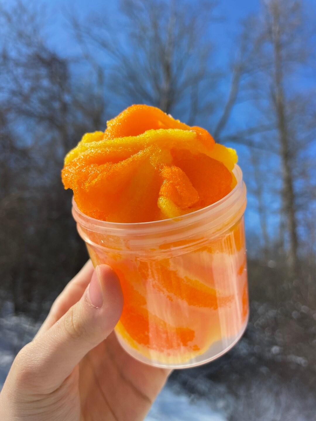 Citrus Slushie Slime (scented) - Etsy