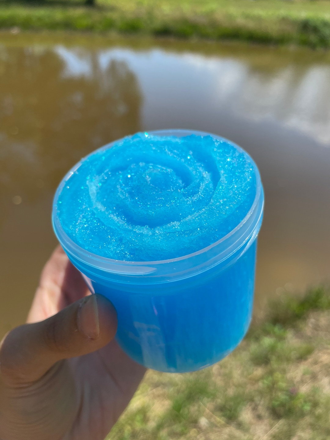 Blue Raspberry Slushy Slime (scented) - Etsy