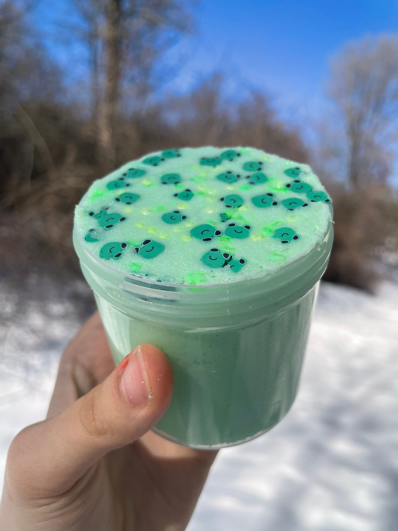 Froggo Cloud Slime scented - Etsy