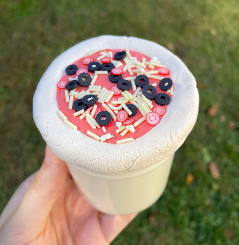 Mini Pizza DIY Clay Slime scented - Etsy