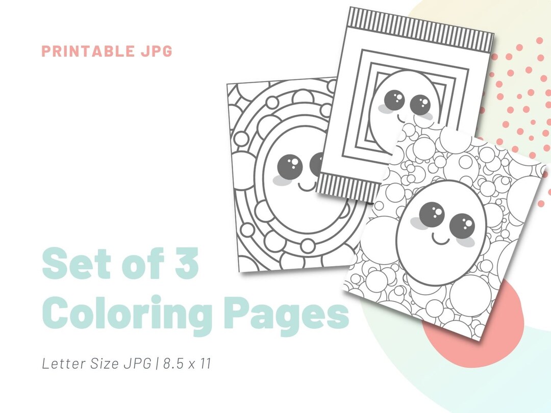 Rock the Pebble - 3 Coloring Pages Download - Simple Adult & Kids ...