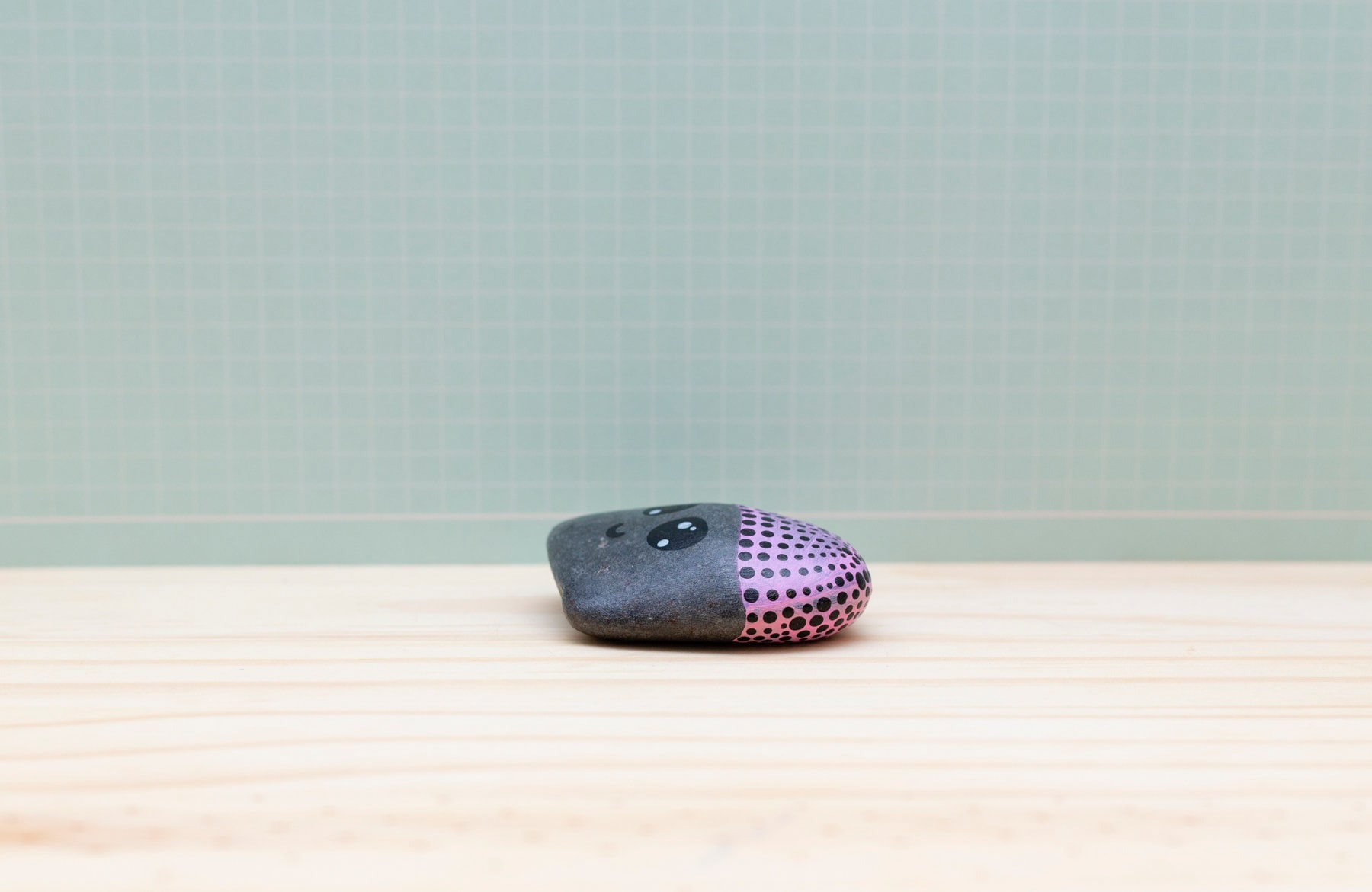Small Emotional Pebble Buddy - Kawaii Cute Face - Rock Friendly ...