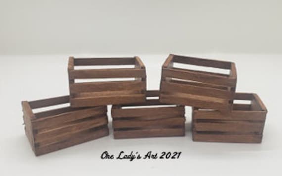 Miniatures Miniature Crates 5 Dolls & Miniatures Art & Collectibles ...