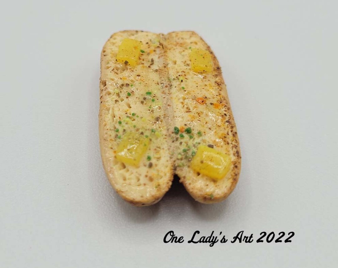 Miniature Garlic Bread (1) - Etsy