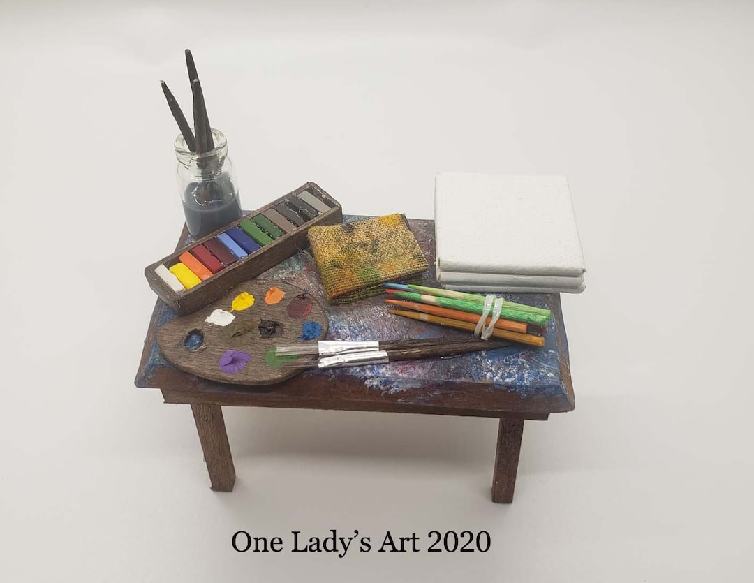 Miniature Artist Table - Etsy