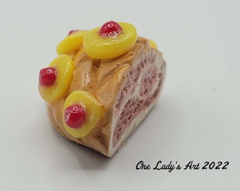 Miniature 1/6 Scale Ham for Dollhouse - Etsy