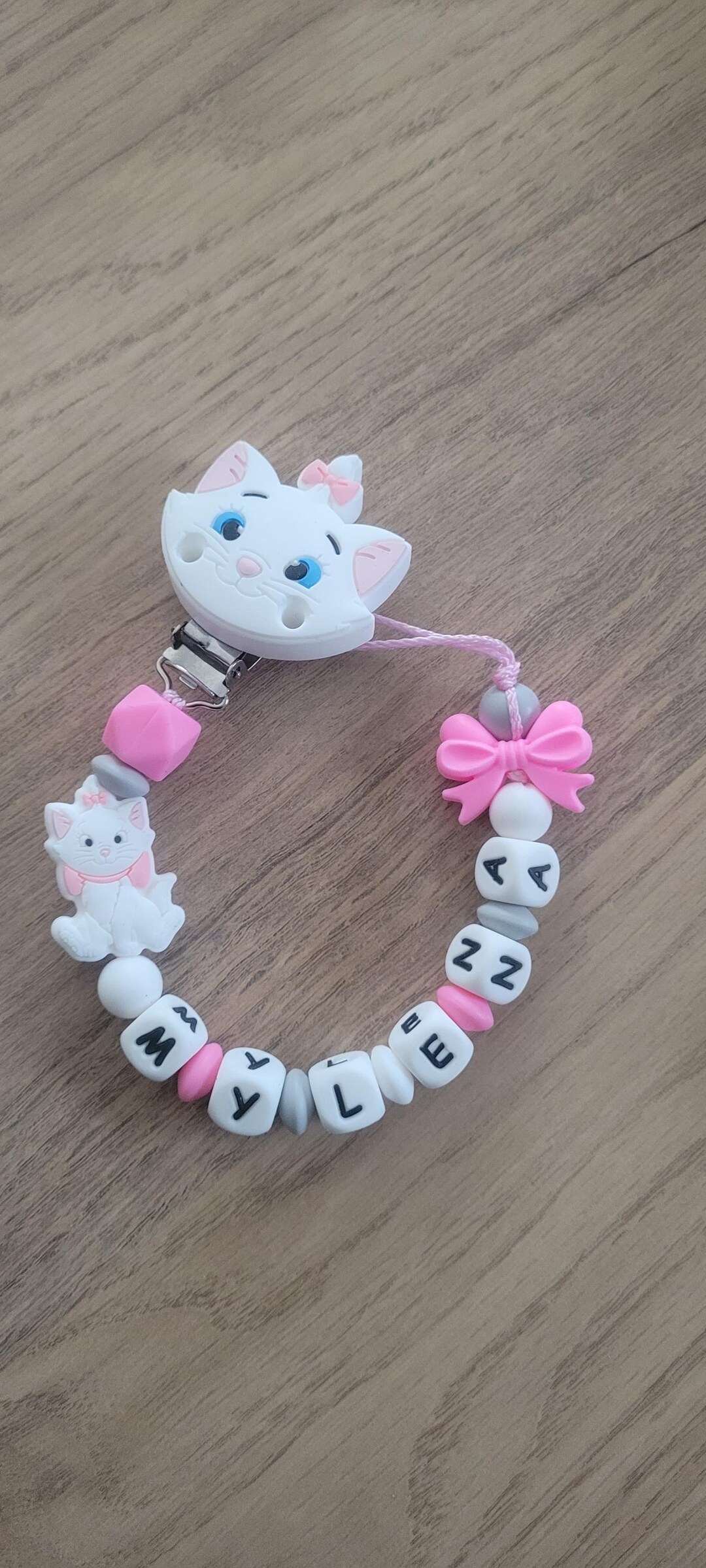 Marie Aristocats Themed Pacifier Clip - Etsy