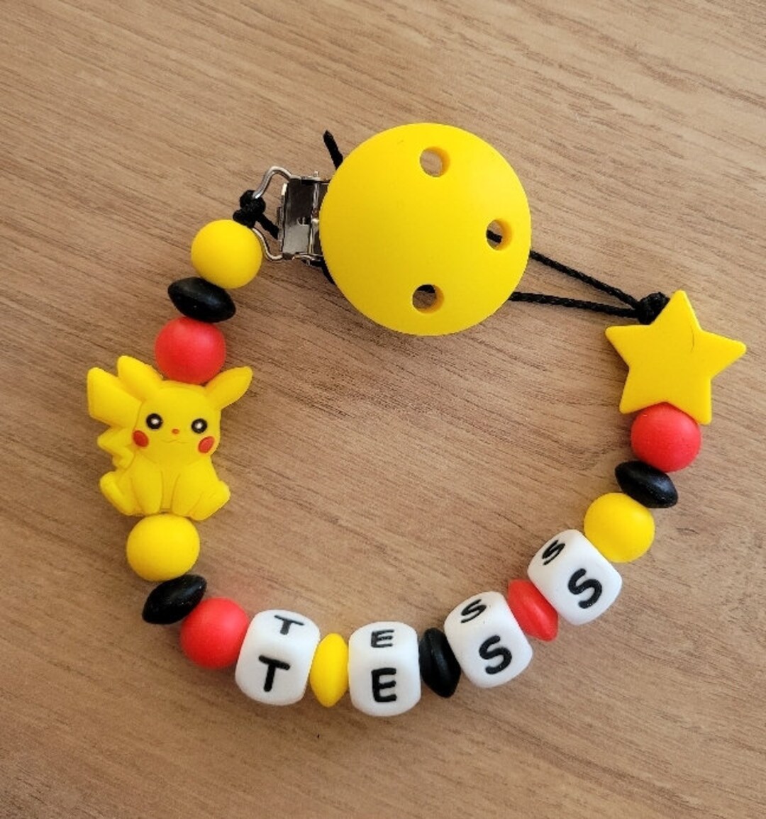 Pokemon Theme Pacifier Clip - Etsy