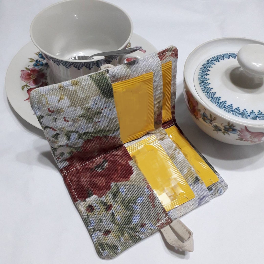 Fabric Tea Travel Case.accessoried Ordered a Bag.tea Bags.container ...