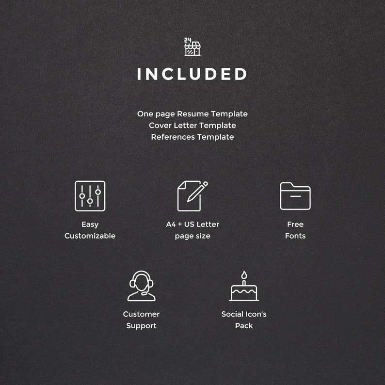 Professional Resume Template With Photo Creative Resume - Etsy