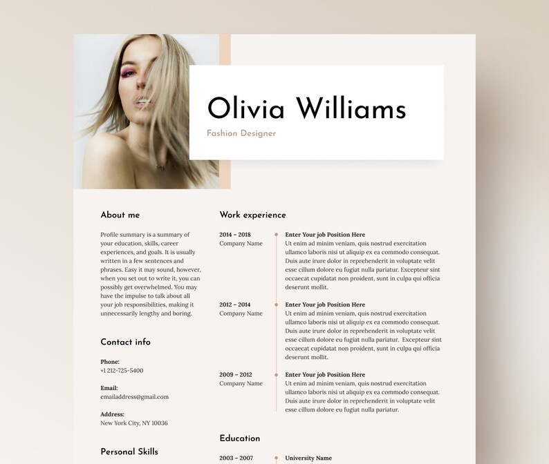 Contoh Cv Fashion Designer 27 Contoh Resume Terbaik Lobak Hangus 