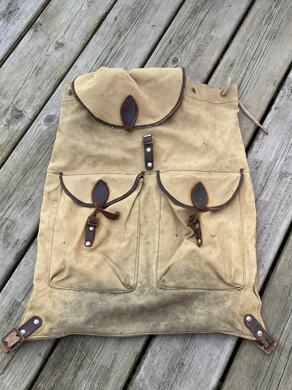 vintage military backpack - Gem