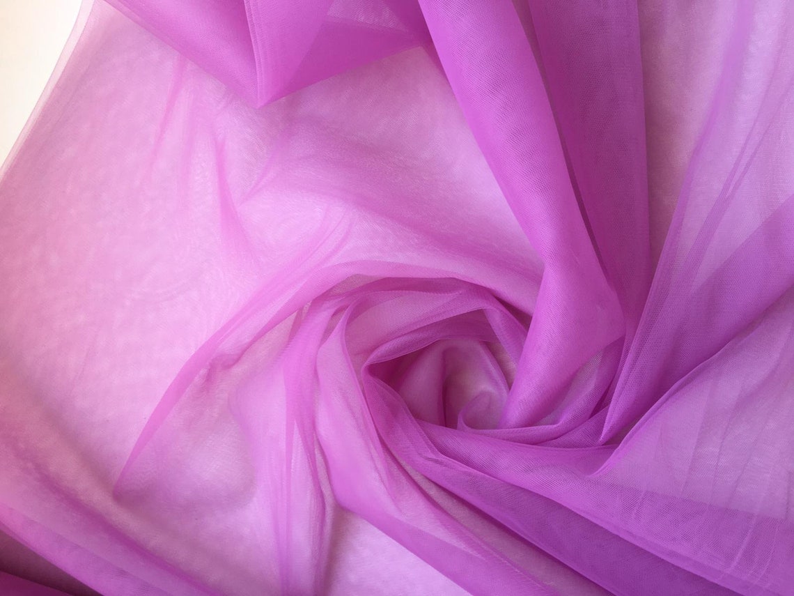 Violet 38 Color Soft Tulle Fabric of High Quality, Violet Tulle for ...