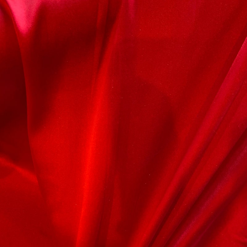Red Silk Fabric - Etsy