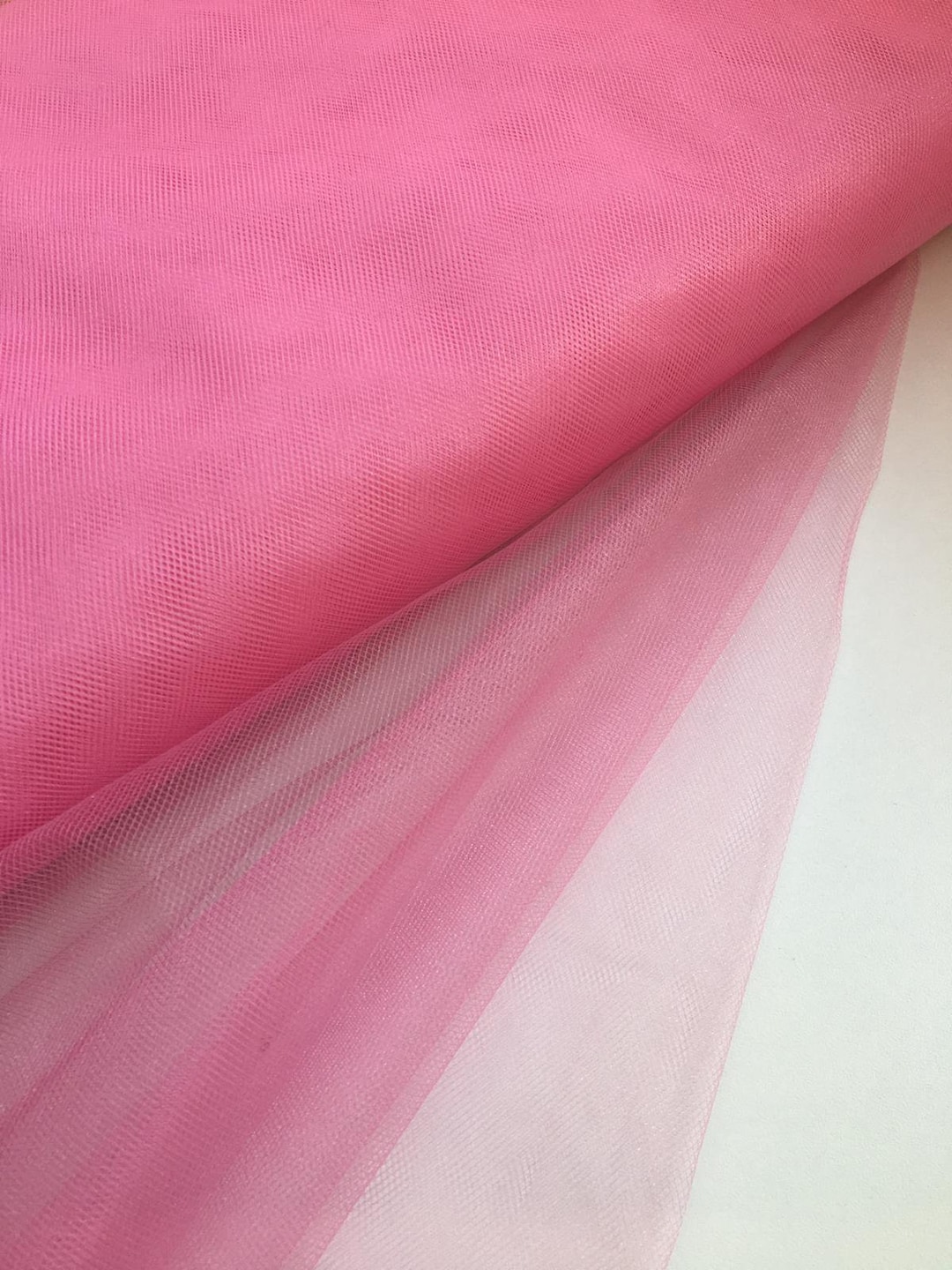 Rigid Pink Colour Tulle of High Quality, Rigid Pink Tulle for Veil ...