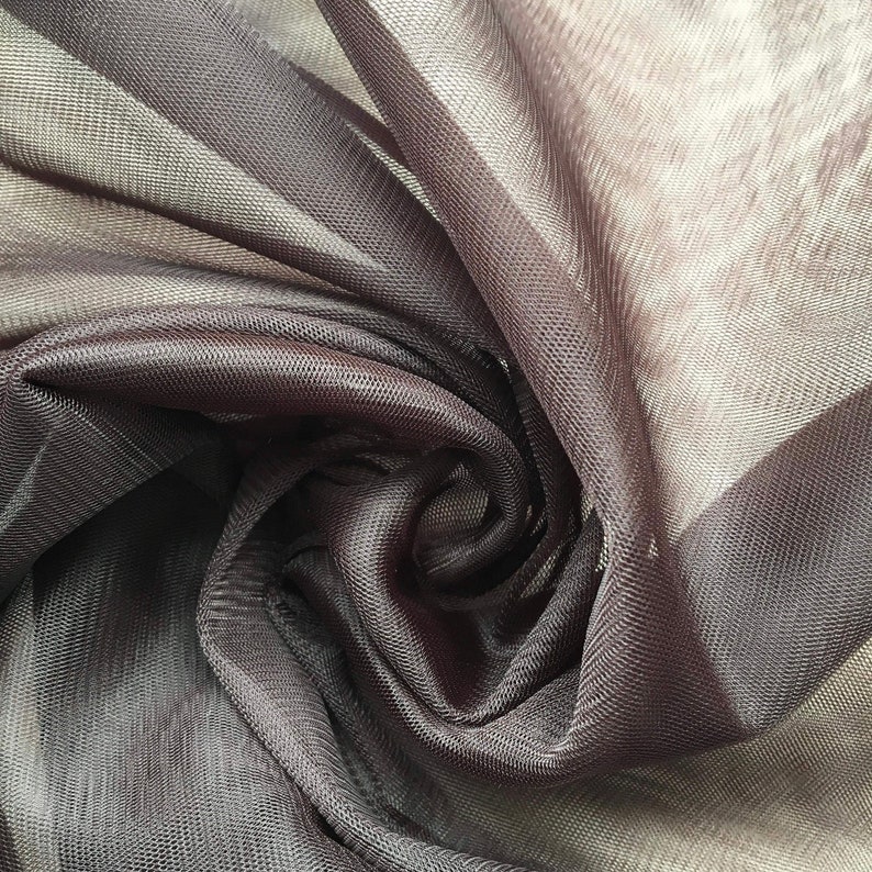 Soft 51 Dark Chocolate Brown Color Tulle of High Quality, Tulle for ...